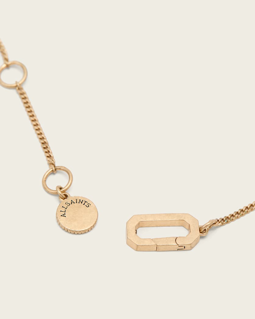 Laio Pave Link Necklace WARM BRASS | ALLSAINTS